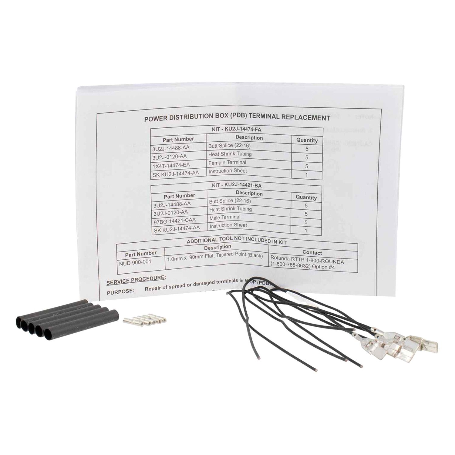 Motorcraft® WT1036 - Fuel Pump Jumper Harness Kit