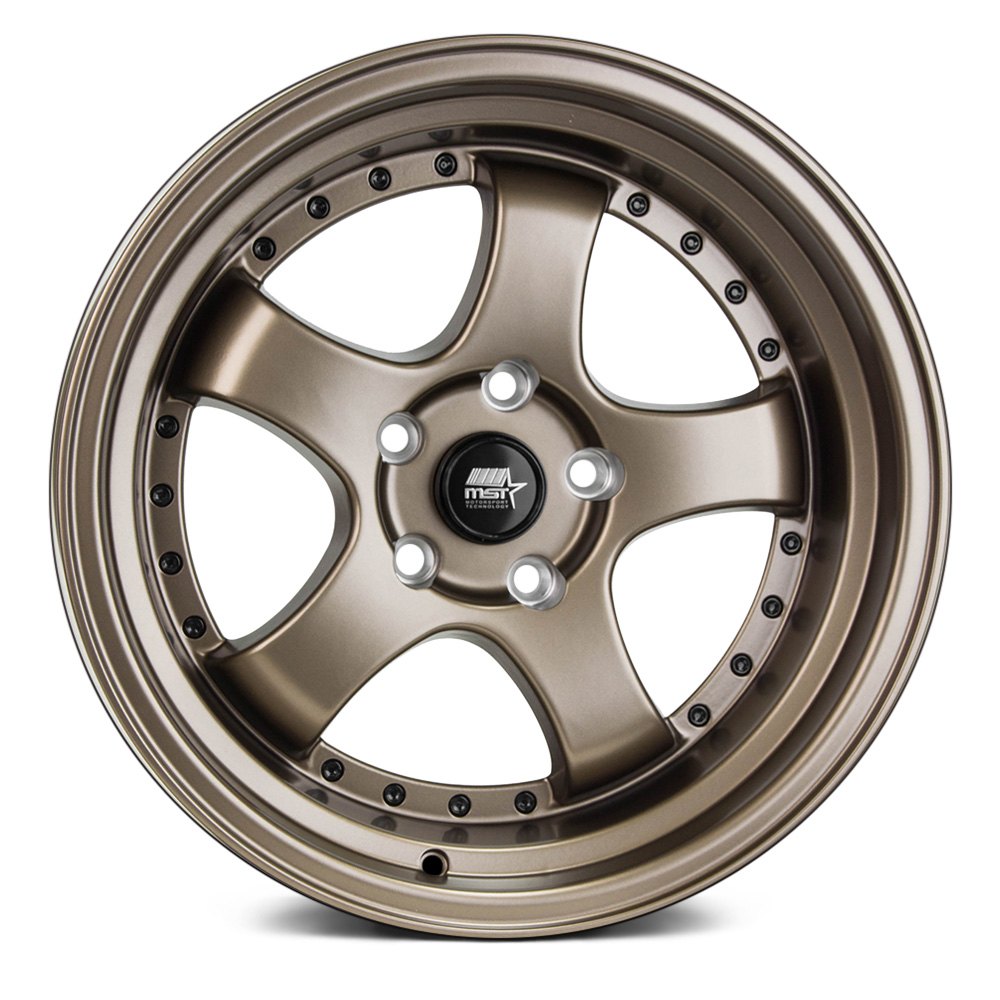 MST® MT07 Wheels - Matte Bronze with Black Rivets Rims - 07T-78583-N10-MBZ