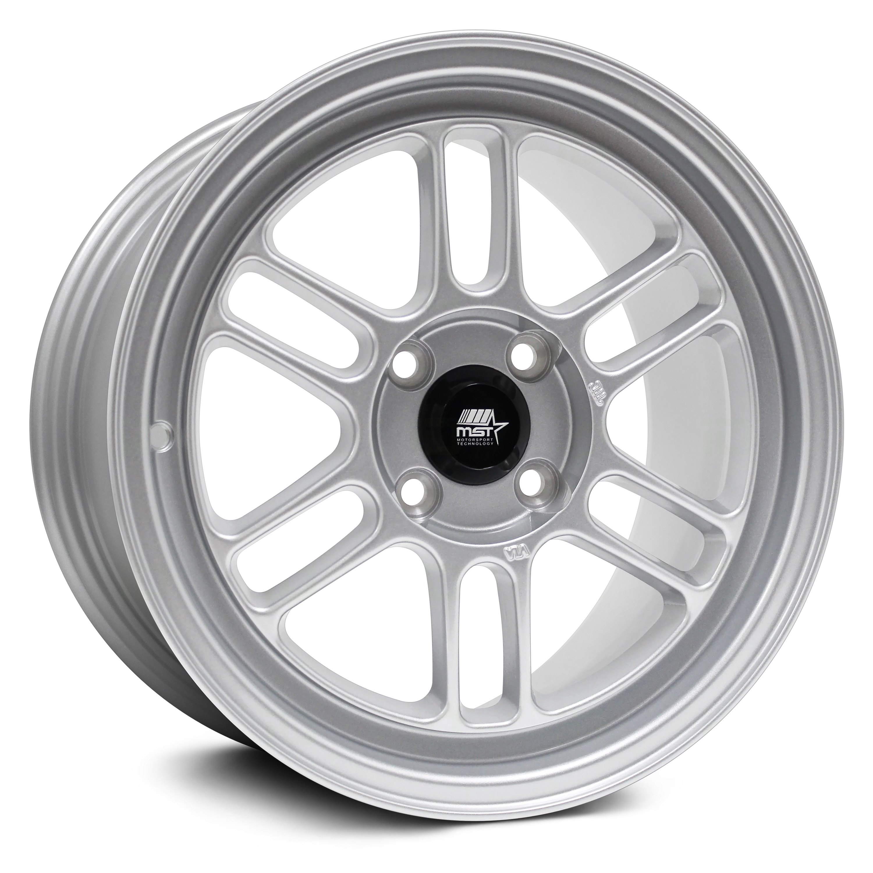 MST® SUZUKA Wheels - Gloss Silver Rims