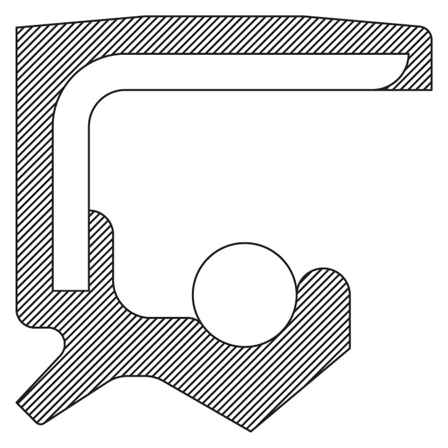 National® 710677 - Automatic Transmission Extension Housing Seal