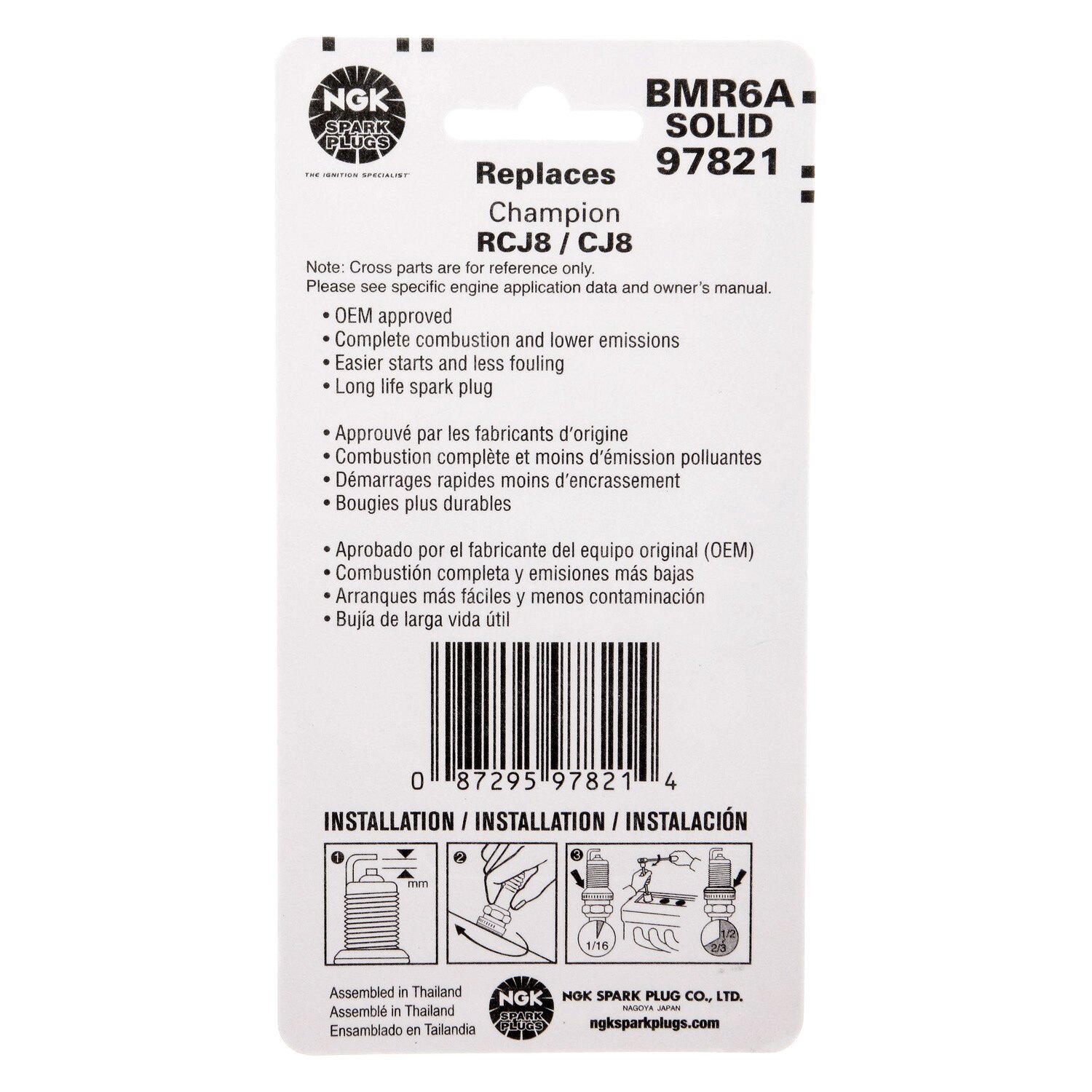 NGK® 97821 - Laser Iridium™ Spark Plug