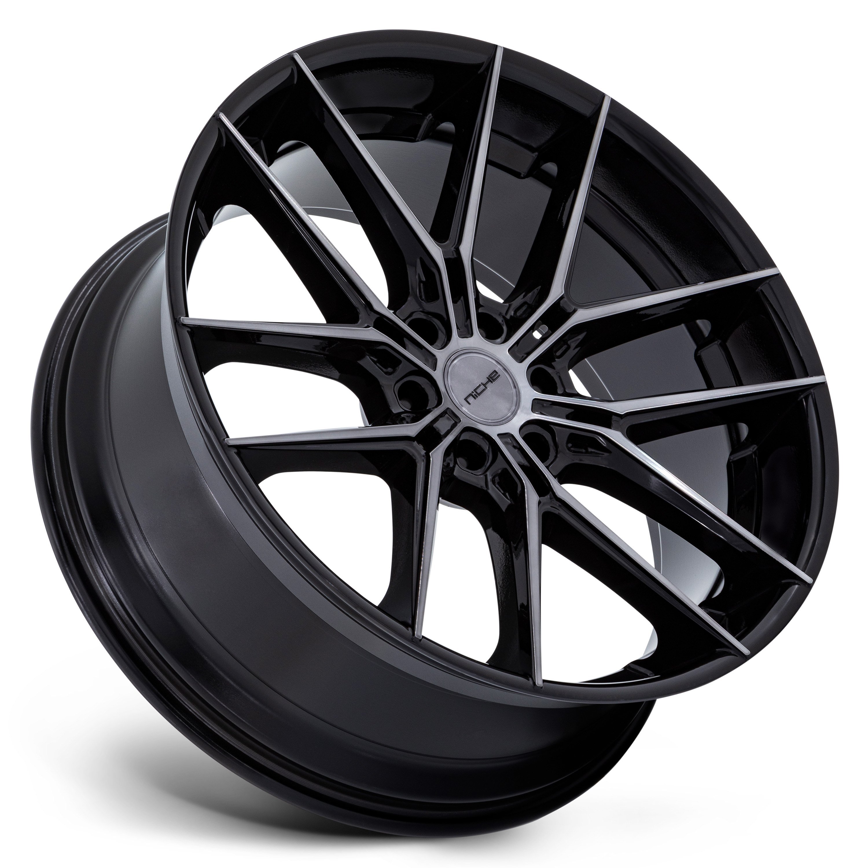 NICHE® NC280 PRODIGY 6 Wheels - Gloss Black with Dark Tinted Clear Face ...