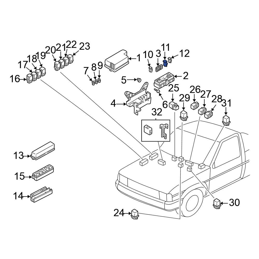 Nissan OE 2437079900 - Multi-Purpose Fuse
