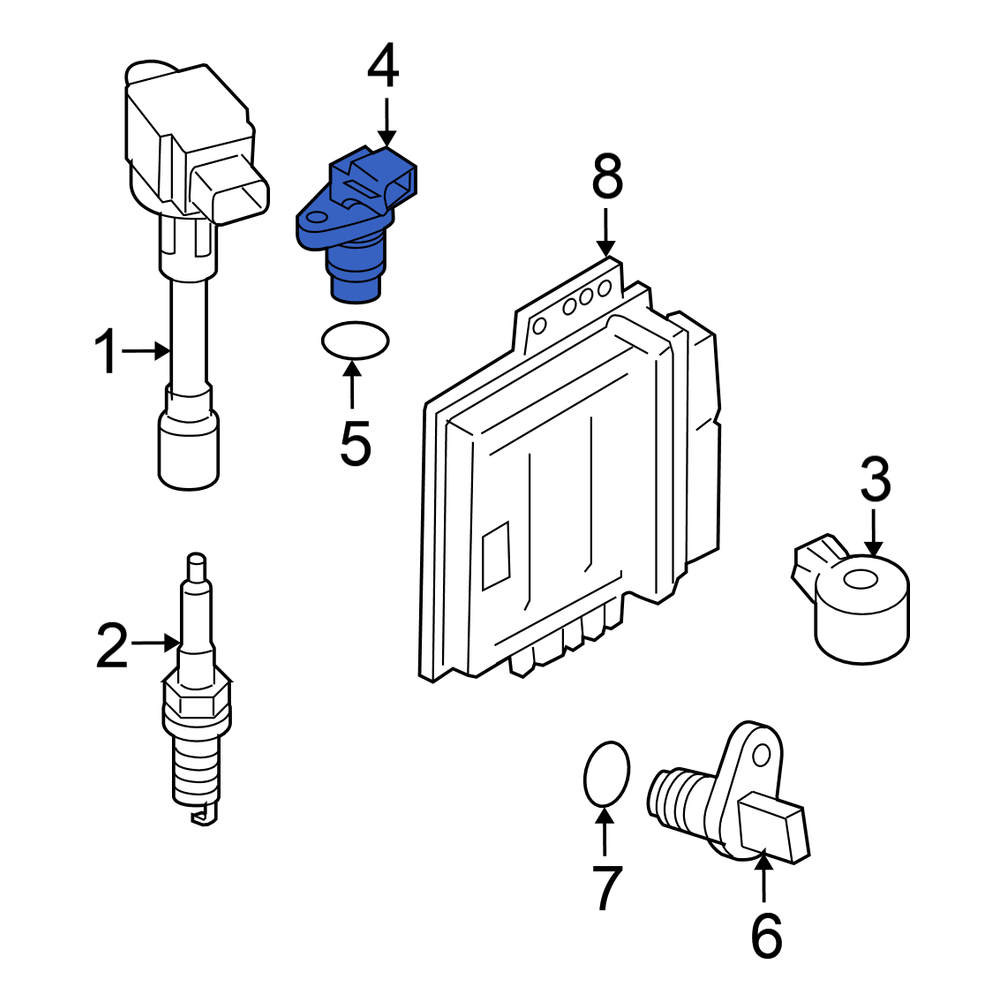 Nissan OE 23731JA11B - Engine Camshaft Position Sensor