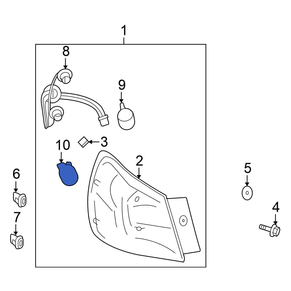 Nissan OE 2626189947 - Tail Light Bulb