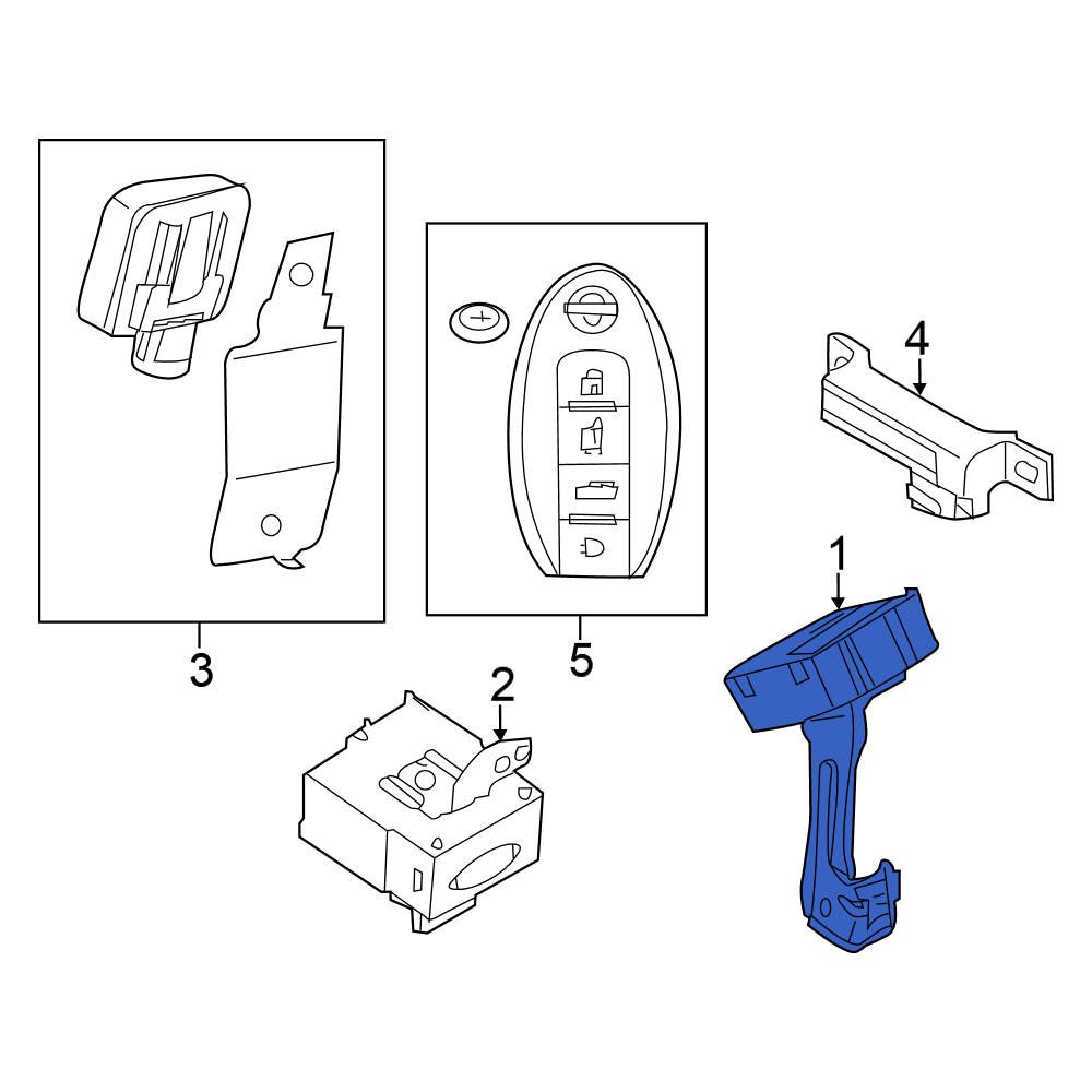 Nissan OE 28595JA00A - Anti-Theft Alarm Control Unit