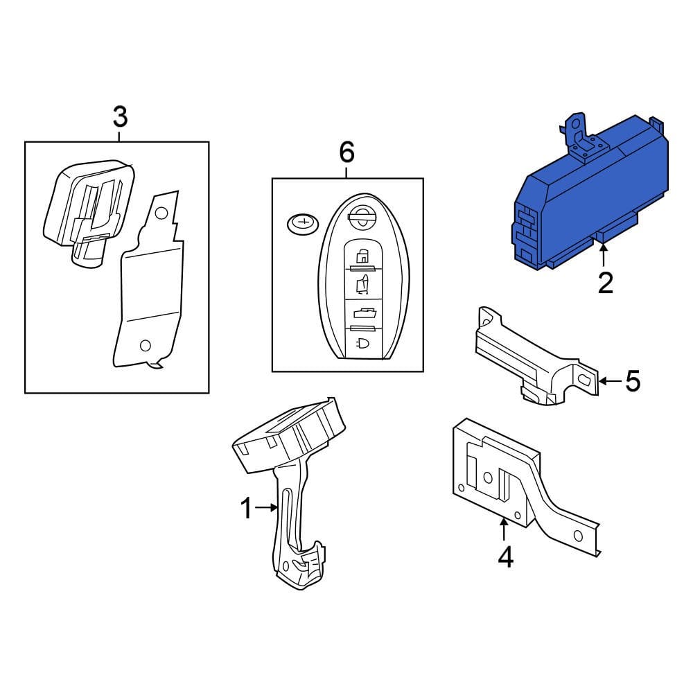 Nissan OE 284G05AA3A - Liftgate Control Module