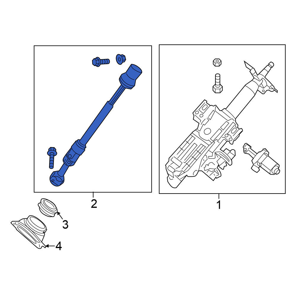 Nissan OE 480803JA0A - Steering Shaft