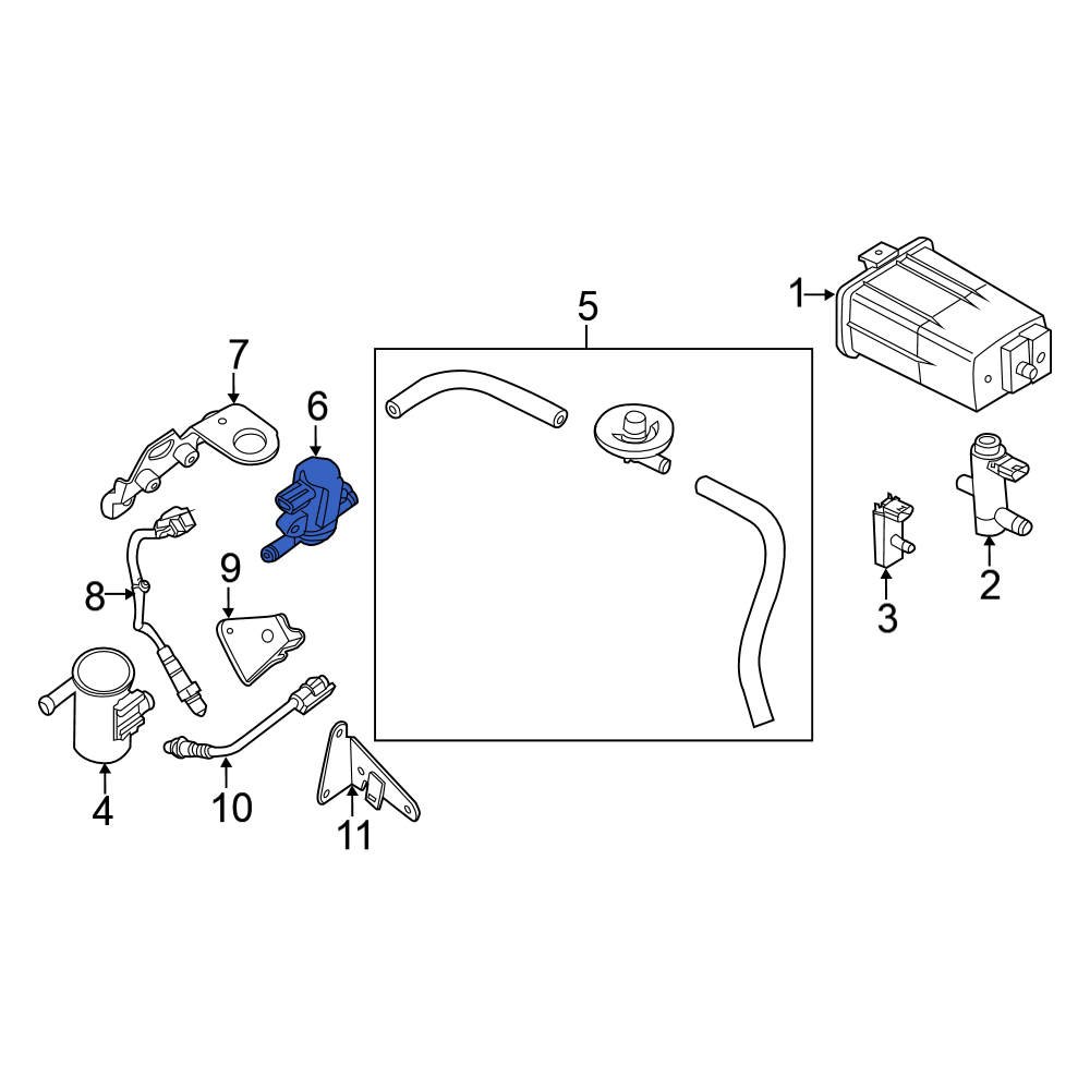 Nissan OE 149307S000 - Vapor Canister Purge Solenoid
