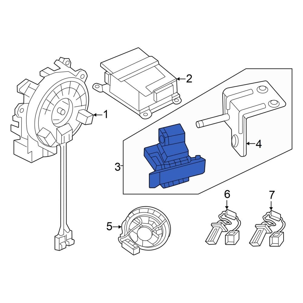Nissan OE 985815NA6A - Front Air Bag Impact Sensor