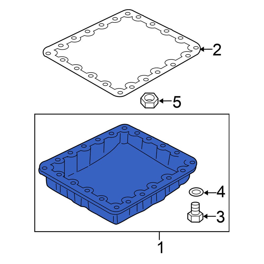 Nissan OE 3139090X0B - Transmission Oil Pan