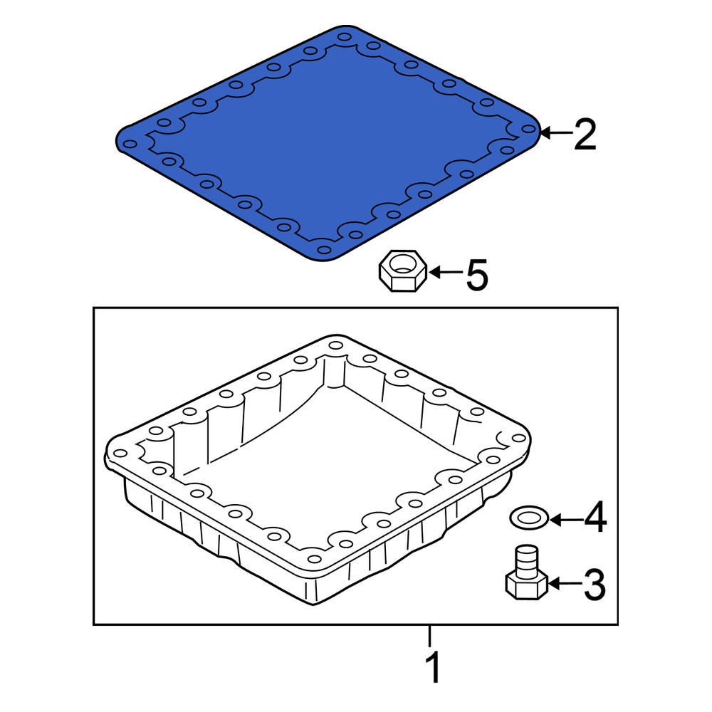 Nissan OE 3139790X00 - Transmission Oil Pan Gasket