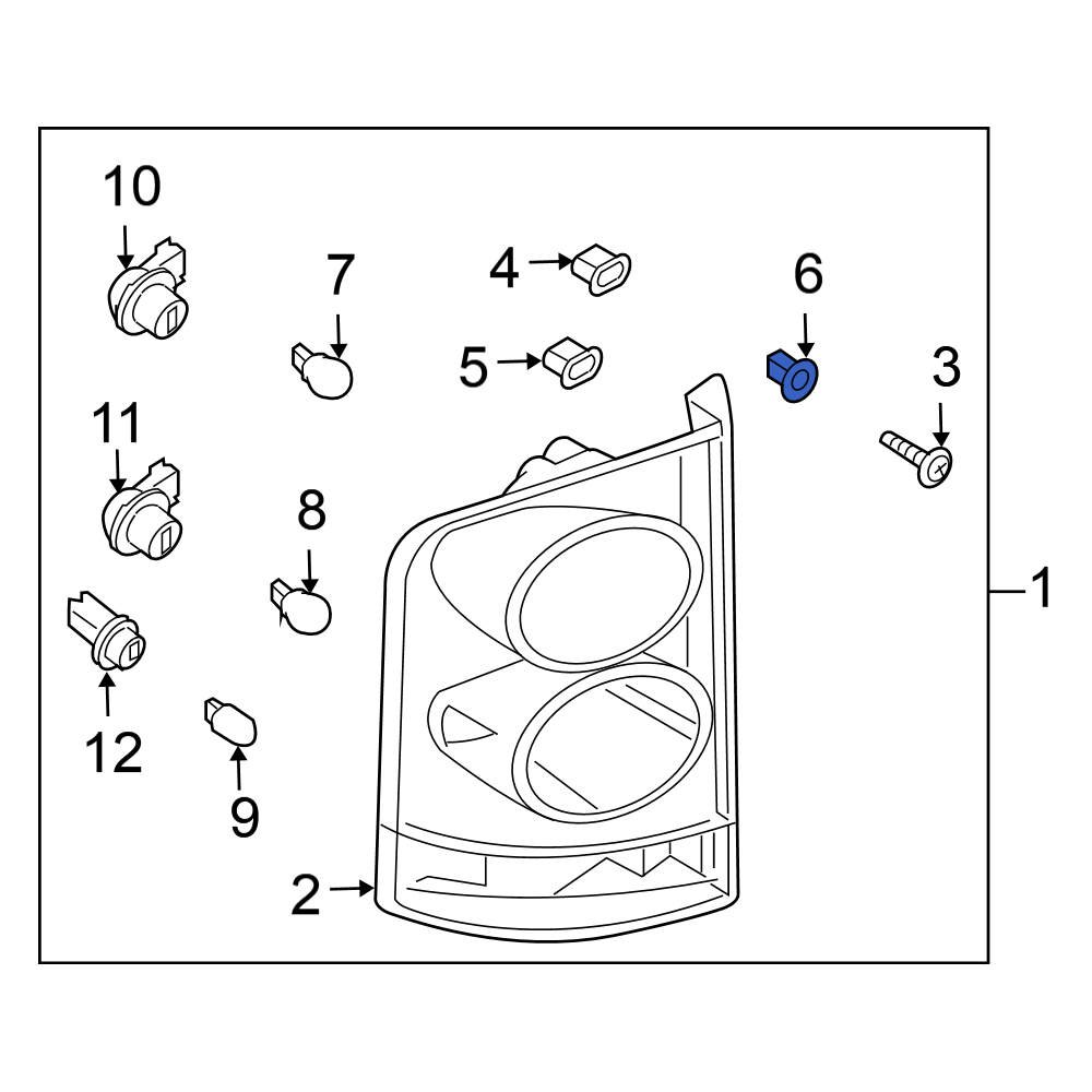 Nissan OE 638494N00A - Rear Bumper Cover Screw