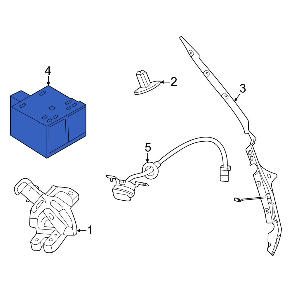 Nissan OE 251406RA0A - Liftgate Latch Release Switch