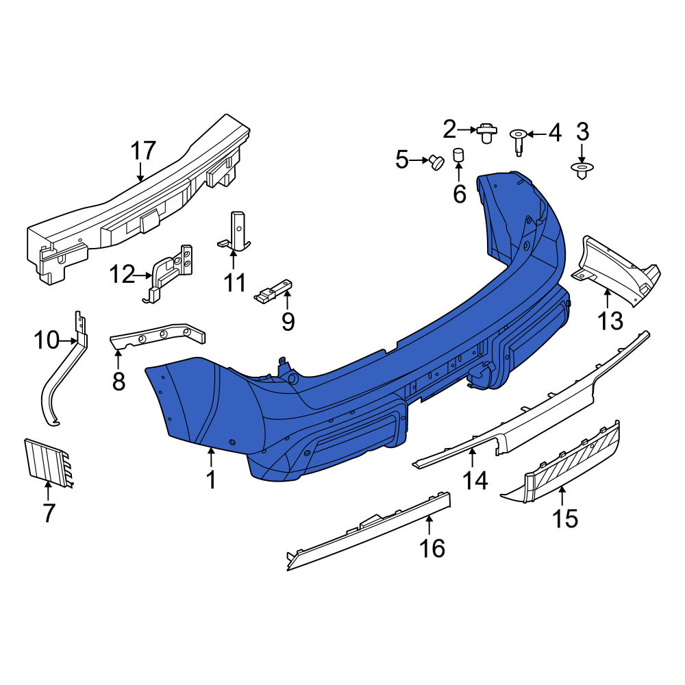 Nissan OE 620227KA0H - Front Bumper Cover