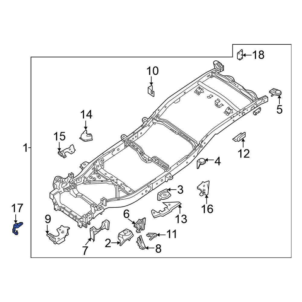 Nissan OE 511129BT0A - Tow Hook