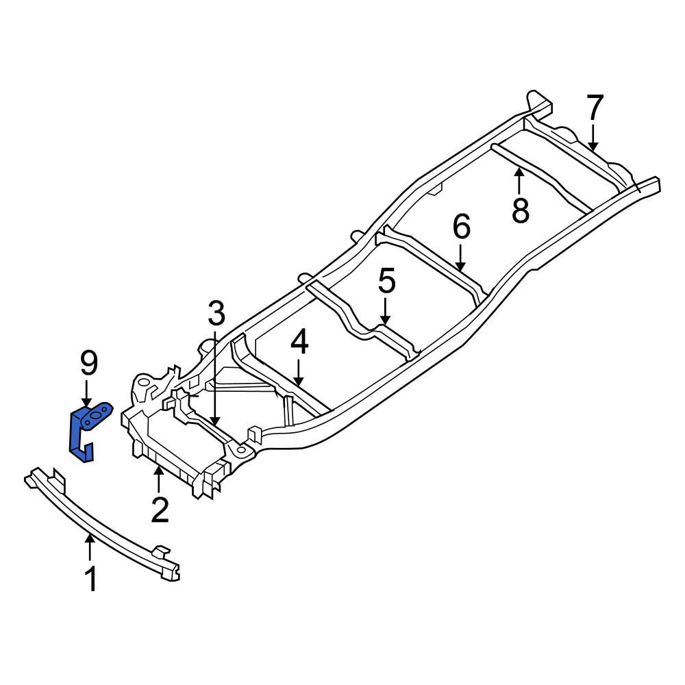 Nissan OE 511129BT0A - Tow Hook