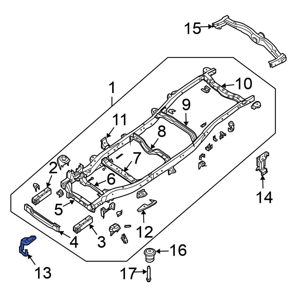 Nissan OE 511129BT0A - Tow Hook