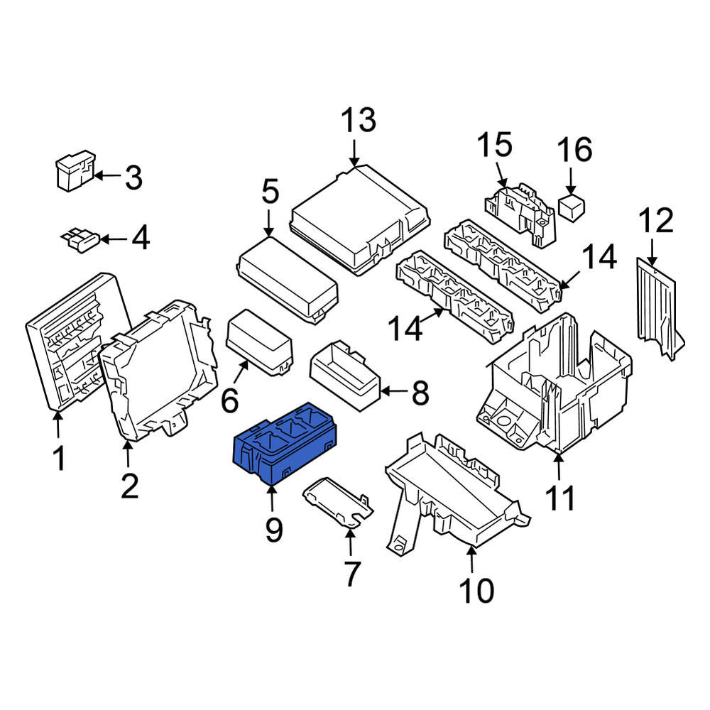 Nissan OE 25237AM600 - Relay Box