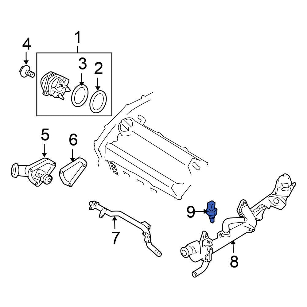 Nissan OE 226307Y000 - Engine Coolant Temperature Sensor