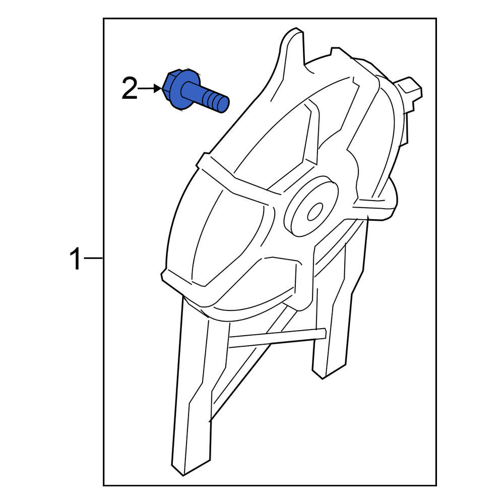 Nissan OE 0145600621 - Engine Cooling Fan Shroud Screw