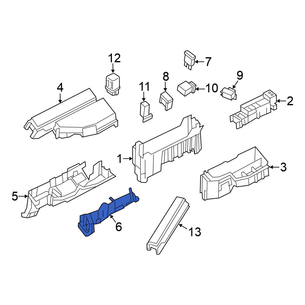 Nissan OE 243463JA1A - Relay Box Bracket