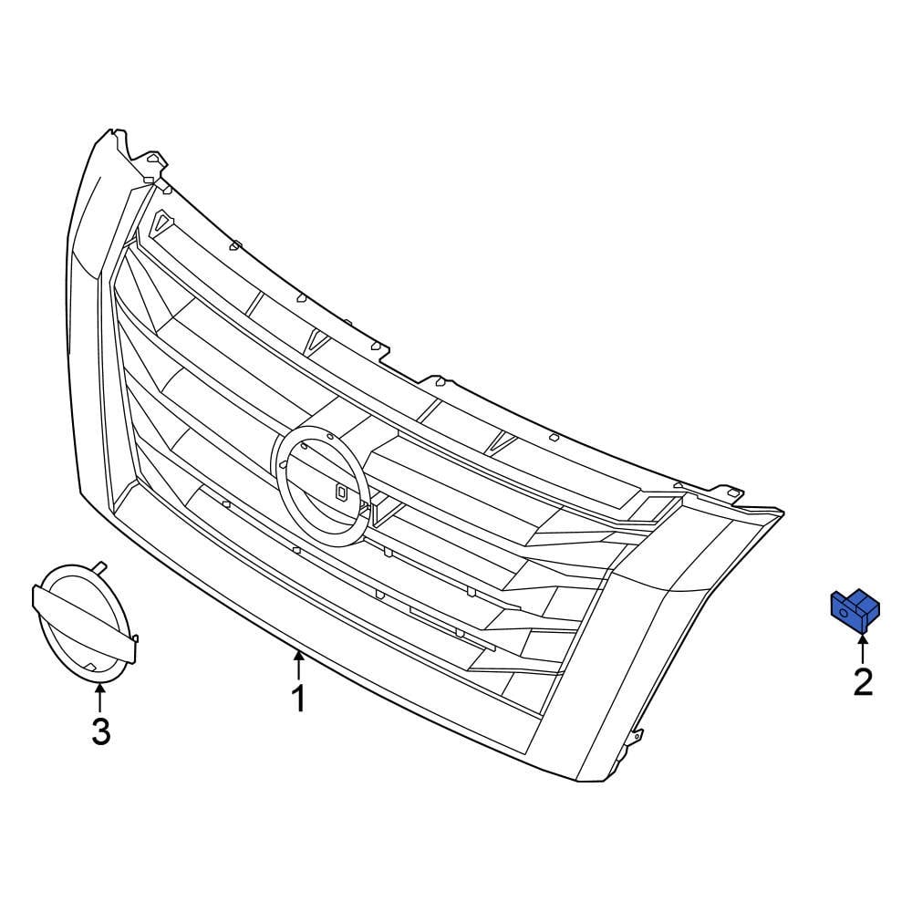 Nissan OE 62319AU000 - Grille Grommet