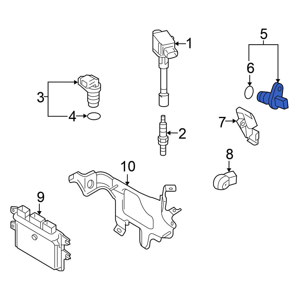 Nissan OE 237311VA0A - Engine Crankshaft Position Sensor