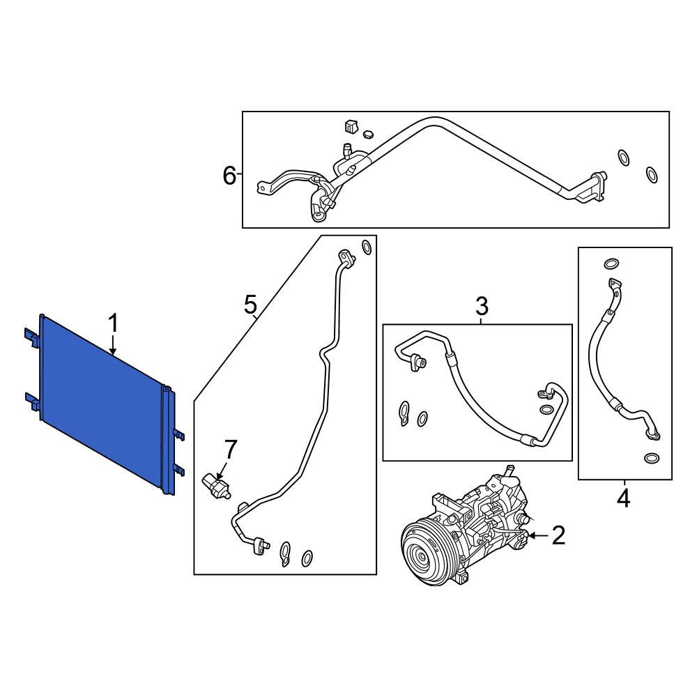 Nissan OE 921006RA0B - A/C Condenser