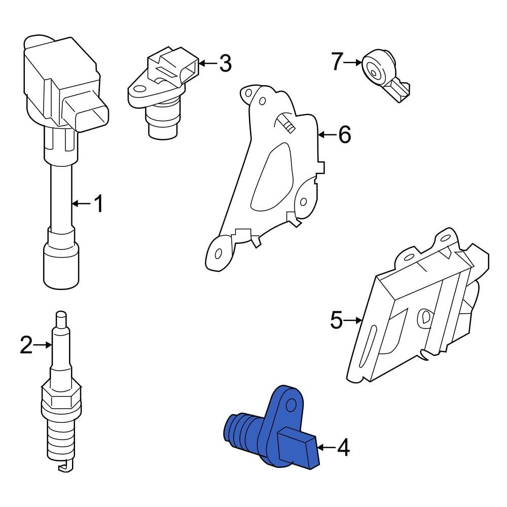 Nissan OE 237311VA0A - Engine Crankshaft Position Sensor