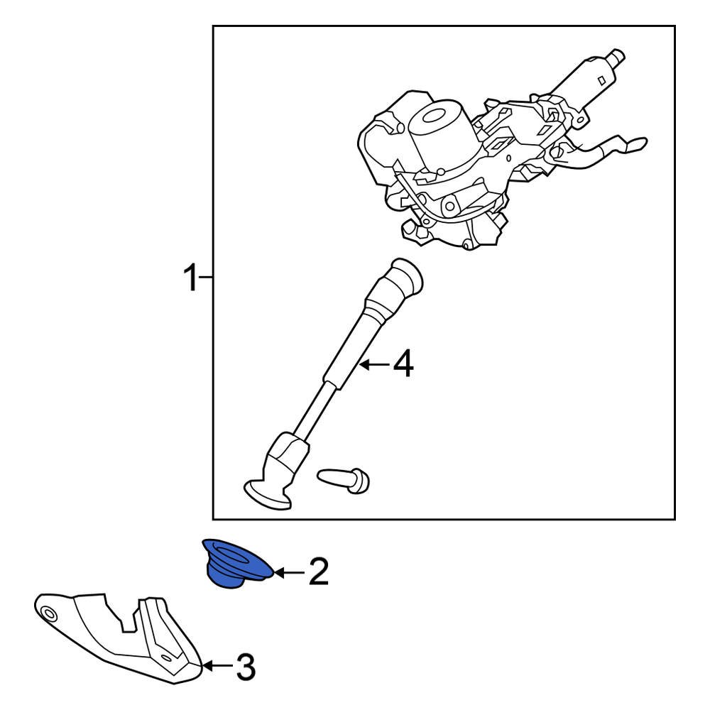 Nissan OE 489894BA1A - Steering Column Shaft Seal