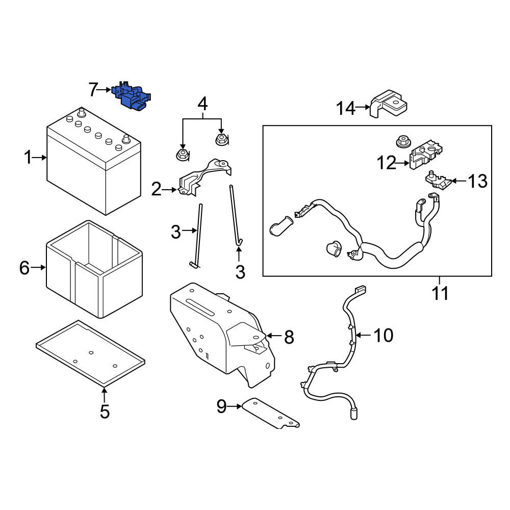 Nissan OE 294G0C990C - Battery Current Sensor
