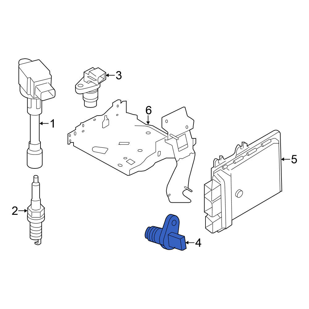 Nissan OE 237311VA0A - Engine Crankshaft Position Sensor