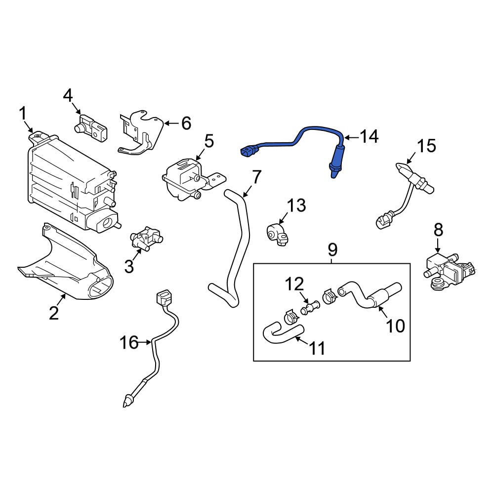 Nissan OE 226A04BB0A - Rear Oxygen Sensor