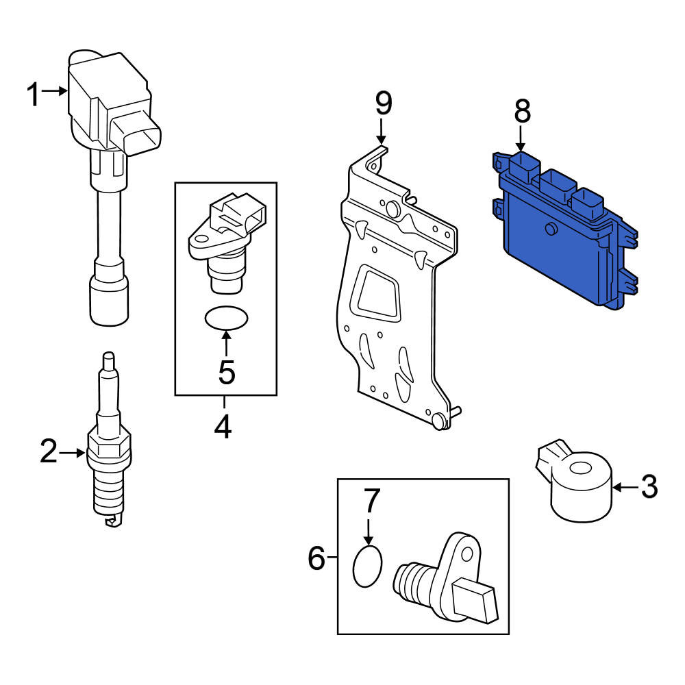 Nissan OE 237035EA0A - Engine Control Module (ECM)