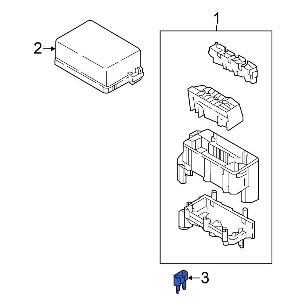 Nissan OE 243197991A - Multi-Purpose Fuse