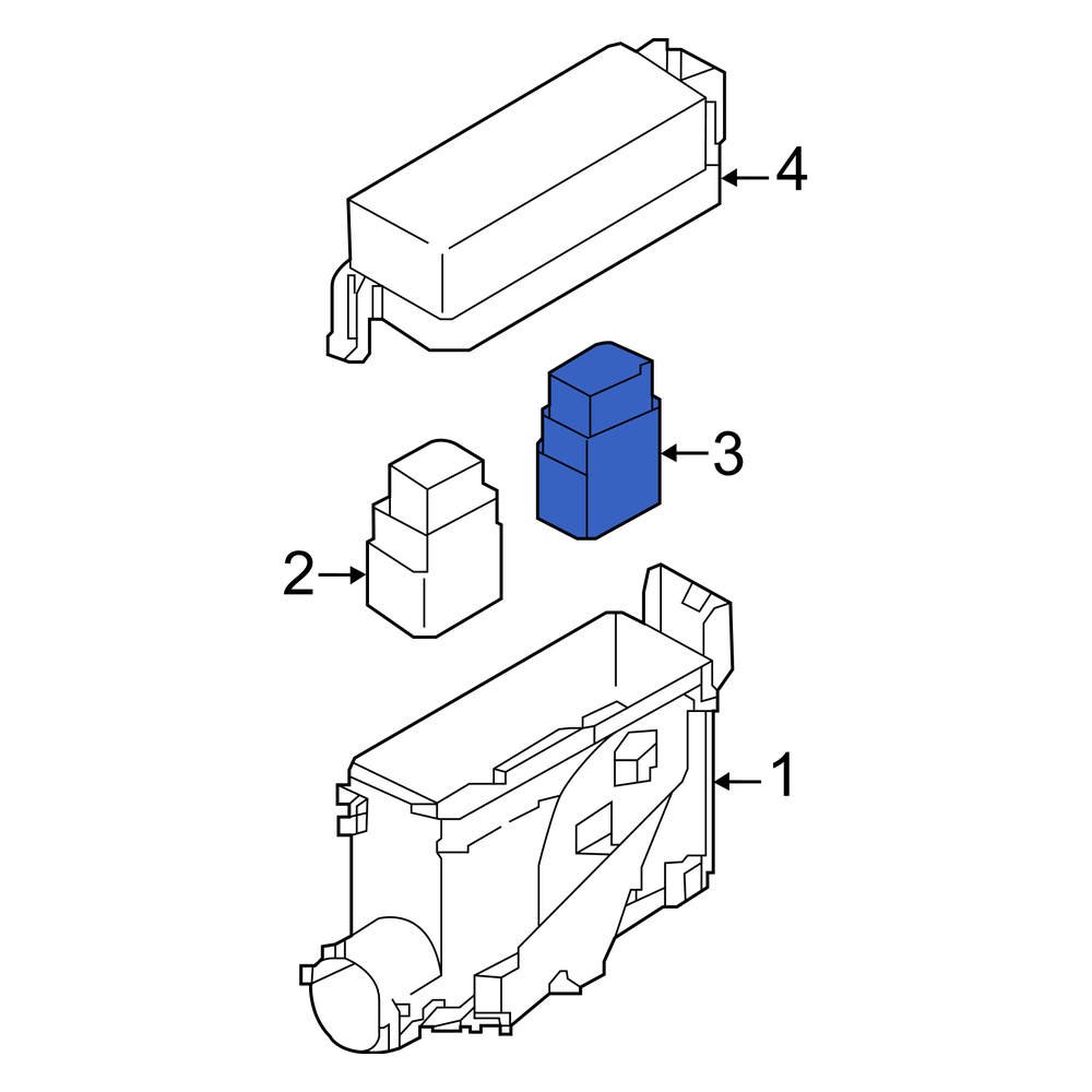 Nissan OE 2523000Q0J - Engine Cooling Fan Motor Relay
