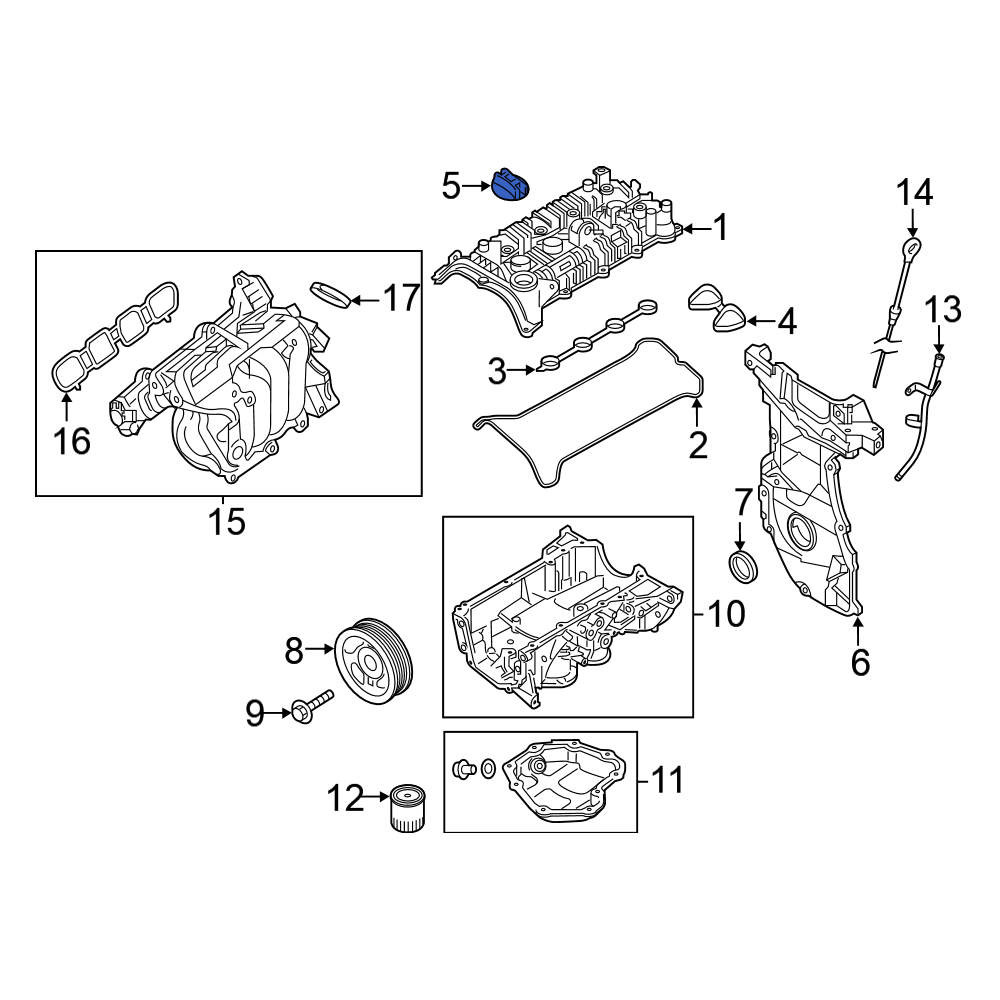 Nissan OE 152559N00A - Engine Oil Filler Cap
