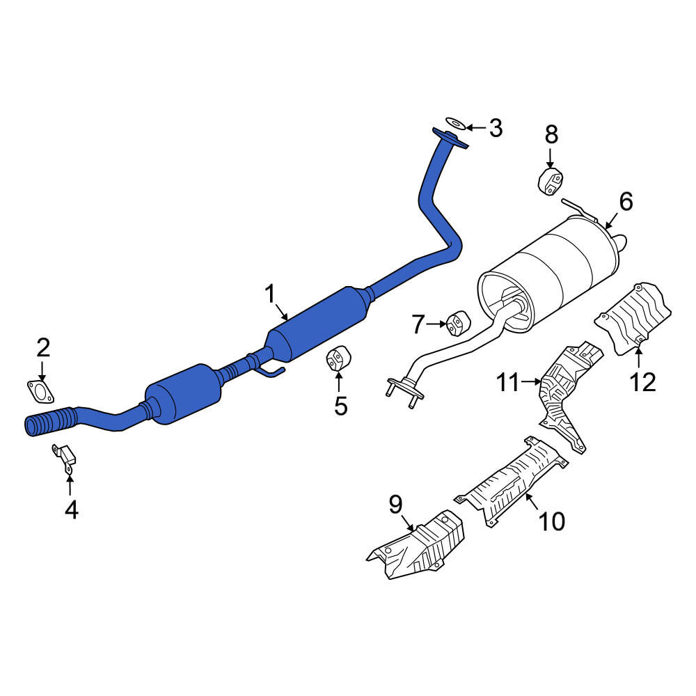 Nissan OE 200A05RL6A - Catalytic Converter