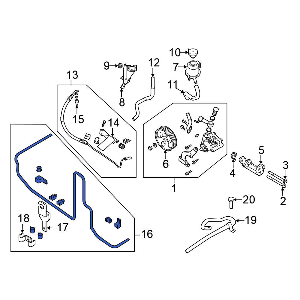 Nissan OE 497909BT1A - Power Steering Cooler