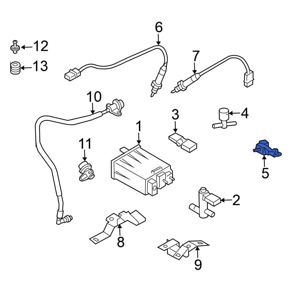 Nissan OE 14930CD70A - Vapor Canister Purge Solenoid
