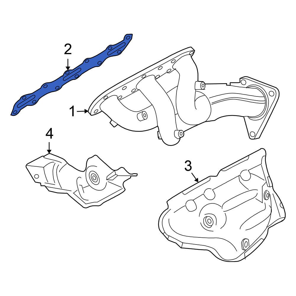 Nissan OE 14036EA200 - Exhaust Manifold Gasket