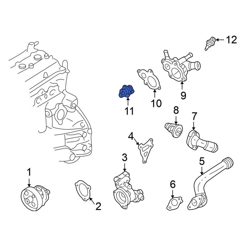 Nissan OE 212306N20A - Engine Coolant Thermostat