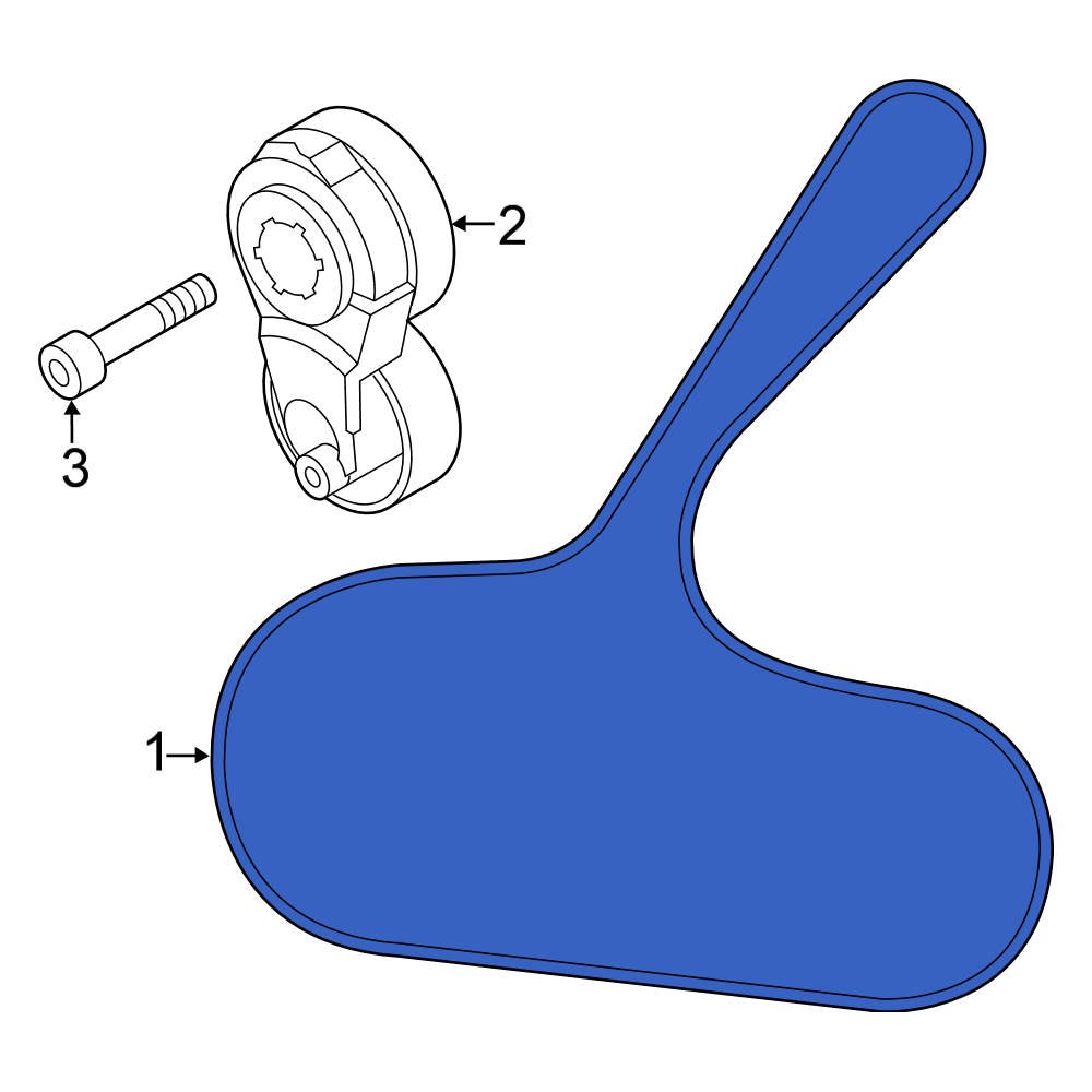 Nissan OE 11720EN20B - Serpentine Belt