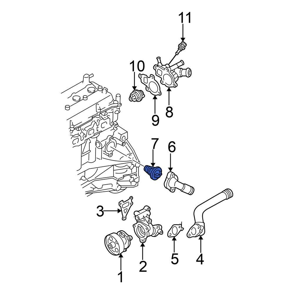 Nissan OE 21200EA000 - Engine Coolant Thermostat
