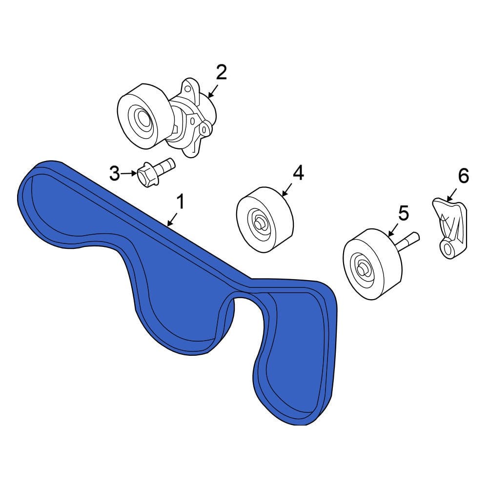 Nissan OE 11720JA10B - Serpentine Belt