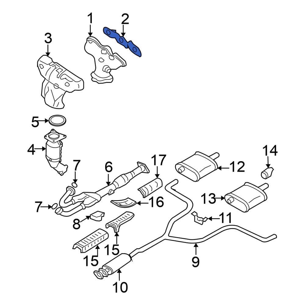 Nissan OE 14036EA200 - Exhaust Manifold Gasket