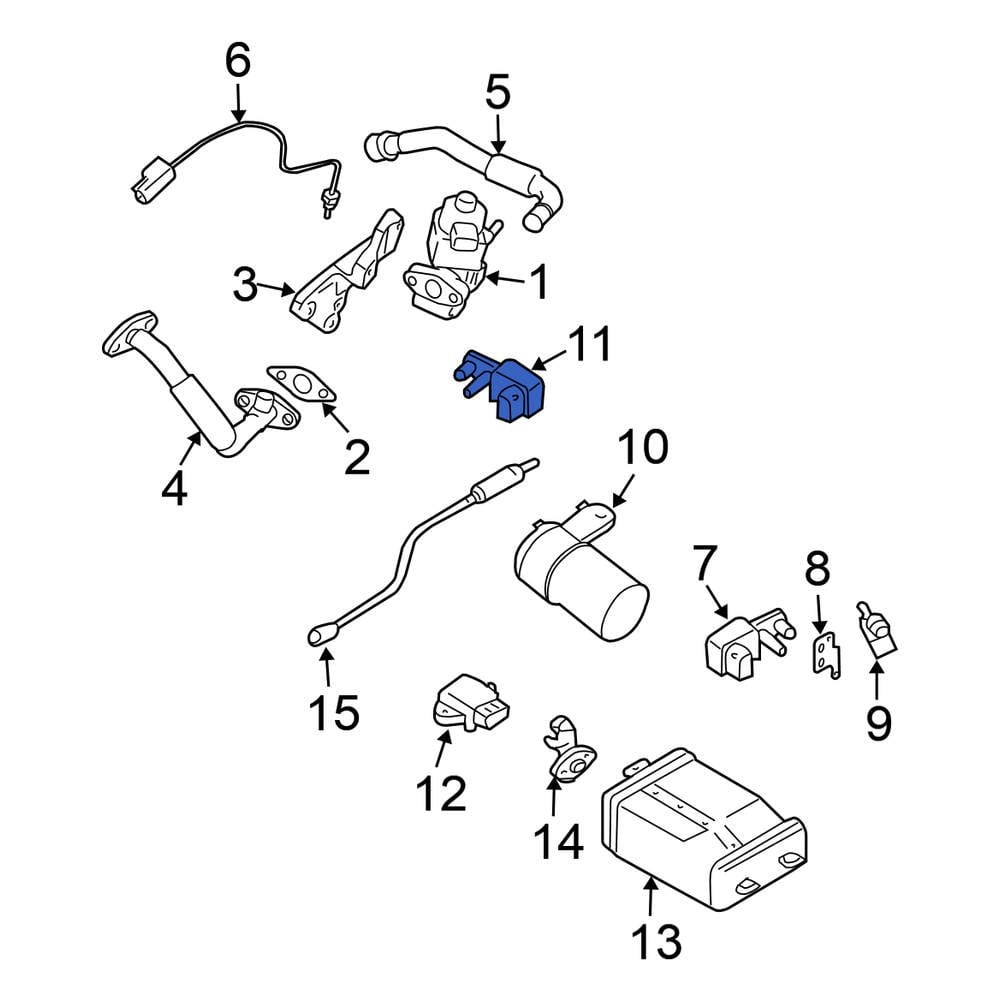 Nissan OE 14930CD70A - Vapor Canister Purge Solenoid