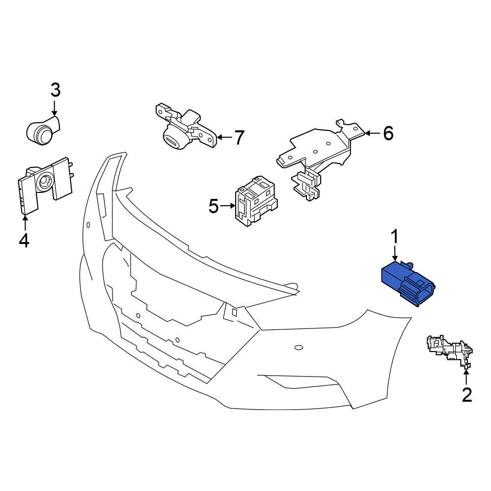 Nissan OE 277223VA0A - Ambient Air Temperature Sensor