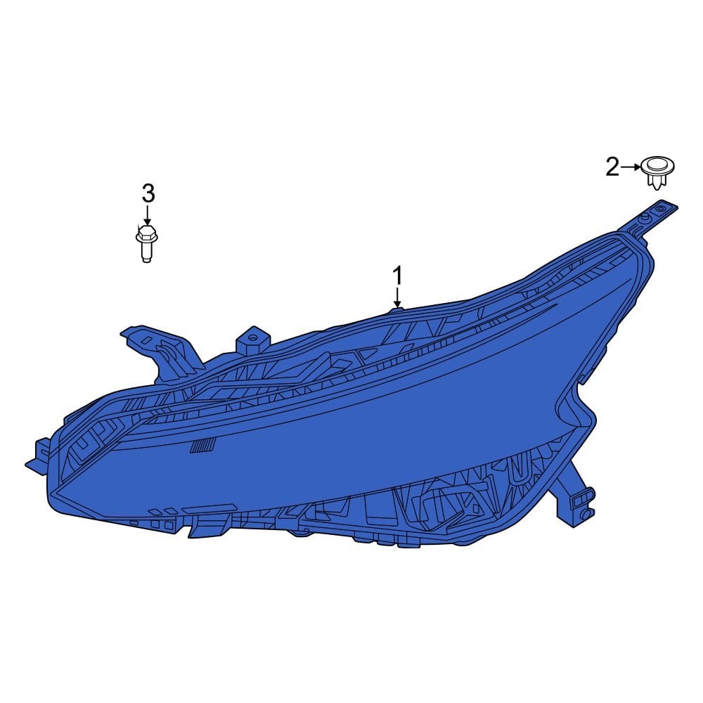 Nissan OE 260609HF0C - Front Left Headlight Assembly